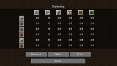 Statistics – Official Minecraft Wiki