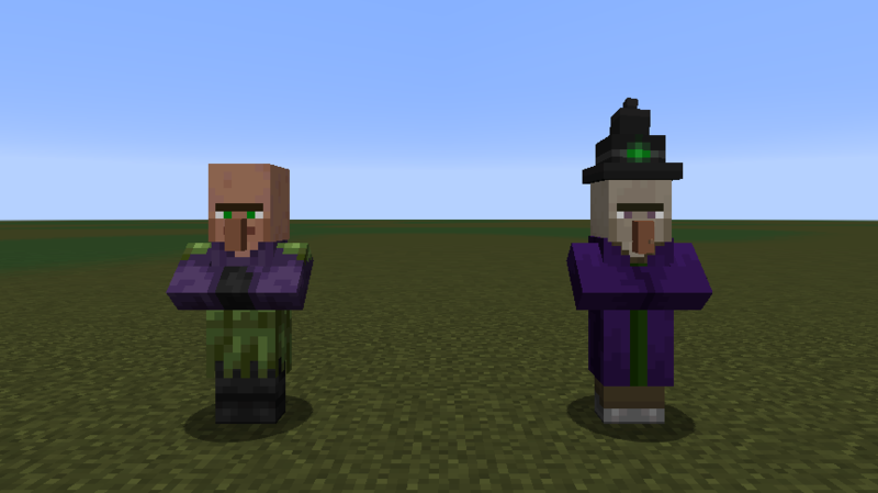 File:Witch And Villager.png – Official Minecraft Wiki