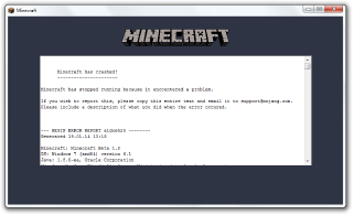 File:Old Minecraft crash window.png – Official Minecraft Wiki