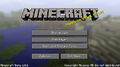 Menu screen – Official Minecraft Wiki