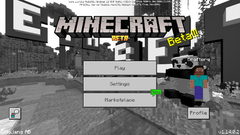 Menu screen – Official Minecraft Wiki