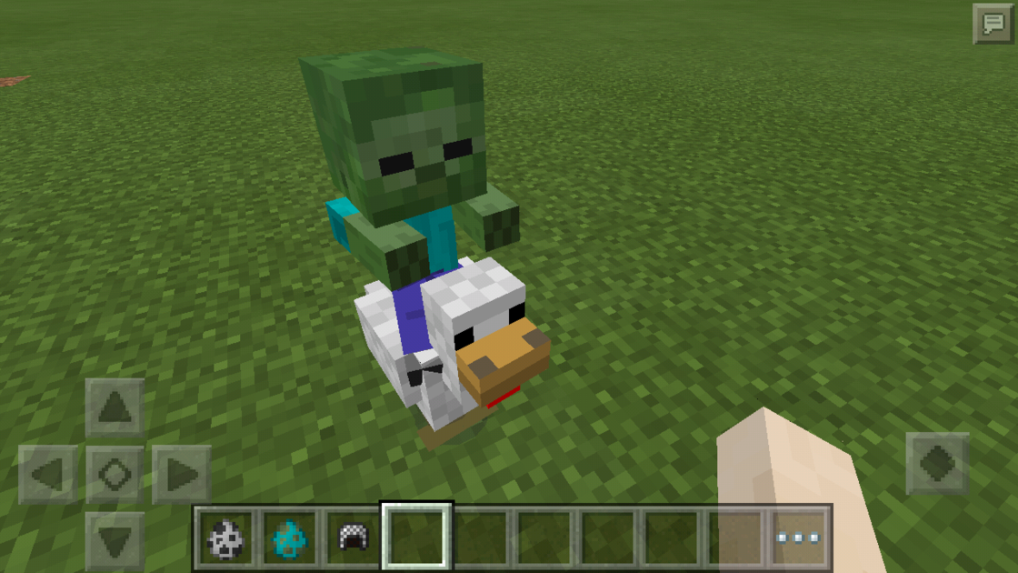 File:Chicken Jockey from the Pocket Edition.png – Official Minecraft Wiki