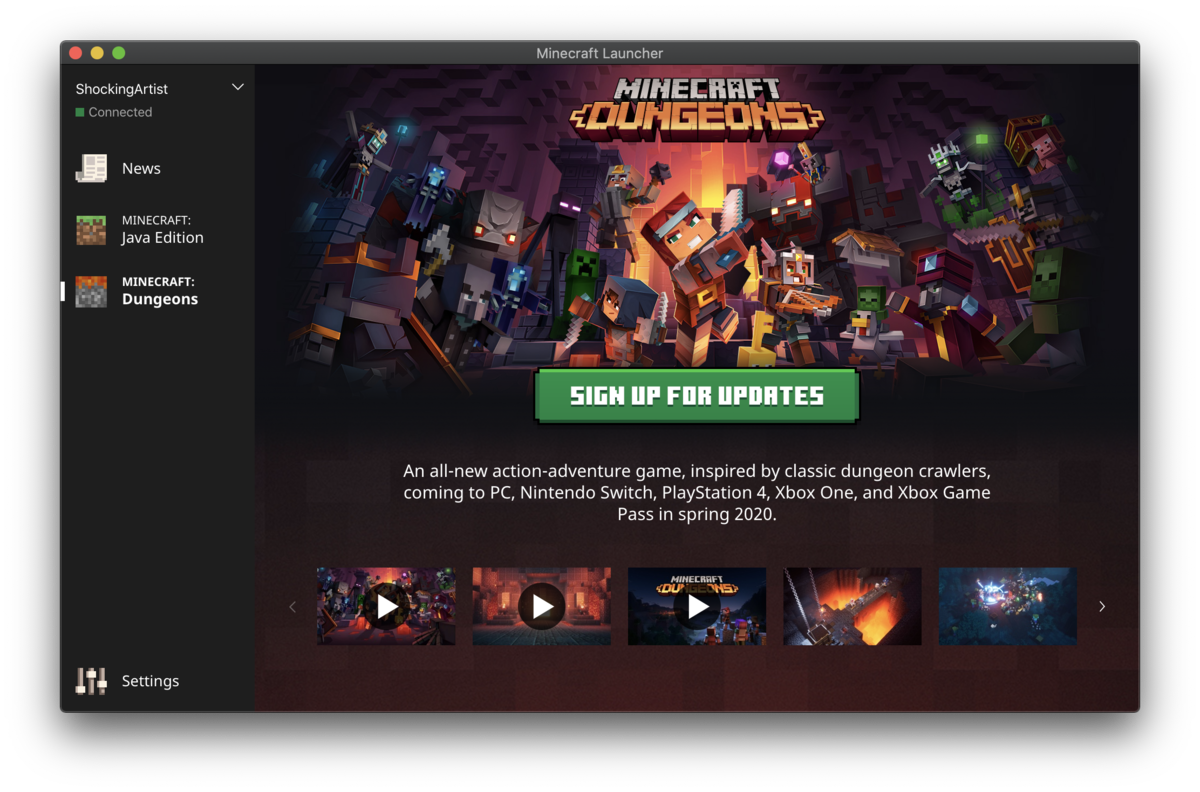 Launcher 2.1.1230x/Development versions – Official Minecraft Wiki