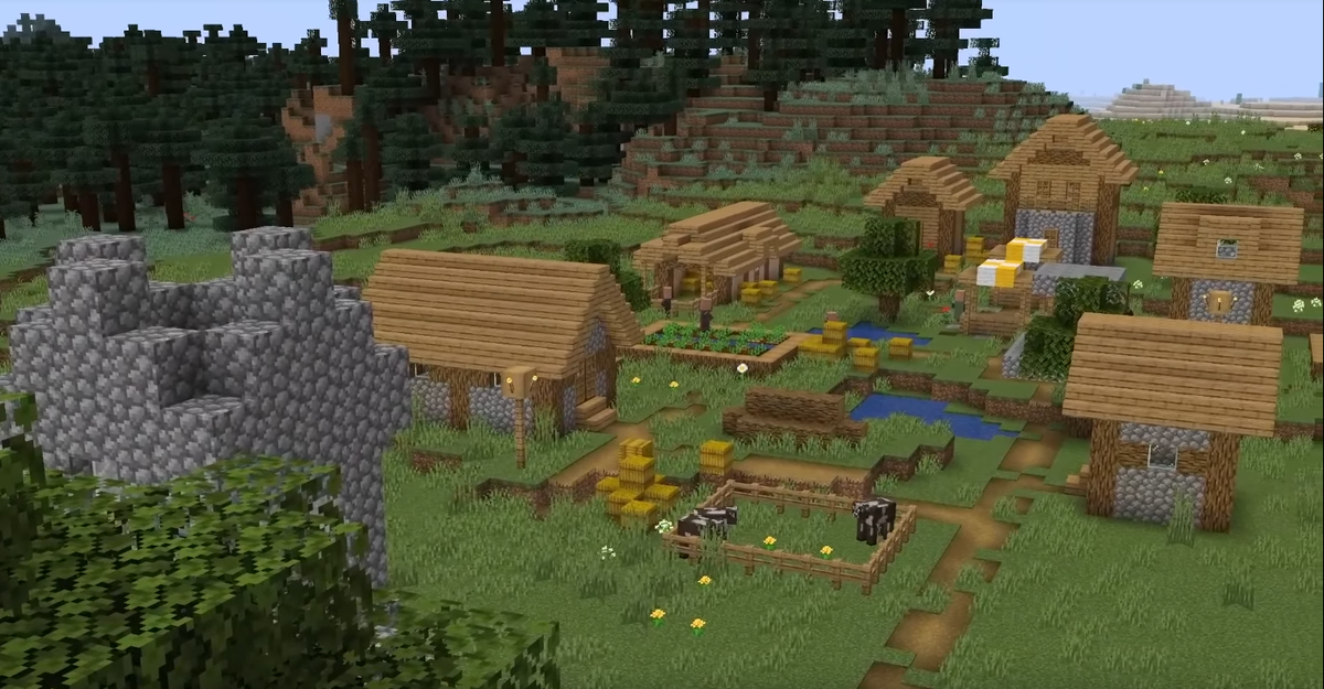 File:A new village in the plains biome.png – Official Minecraft Wiki