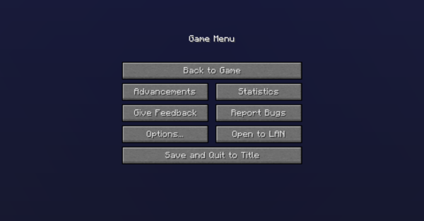 Menu Screen – Official Minecraft Wiki
