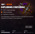 Minecraft Dungeons:Imploding Crossbow – Official Minecraft Wiki