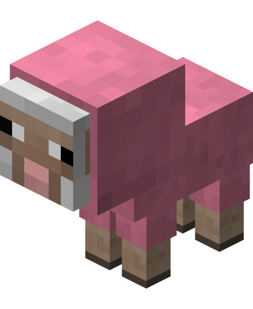 파일:Baby Pink Sheep.png - 마인크래프트 위키