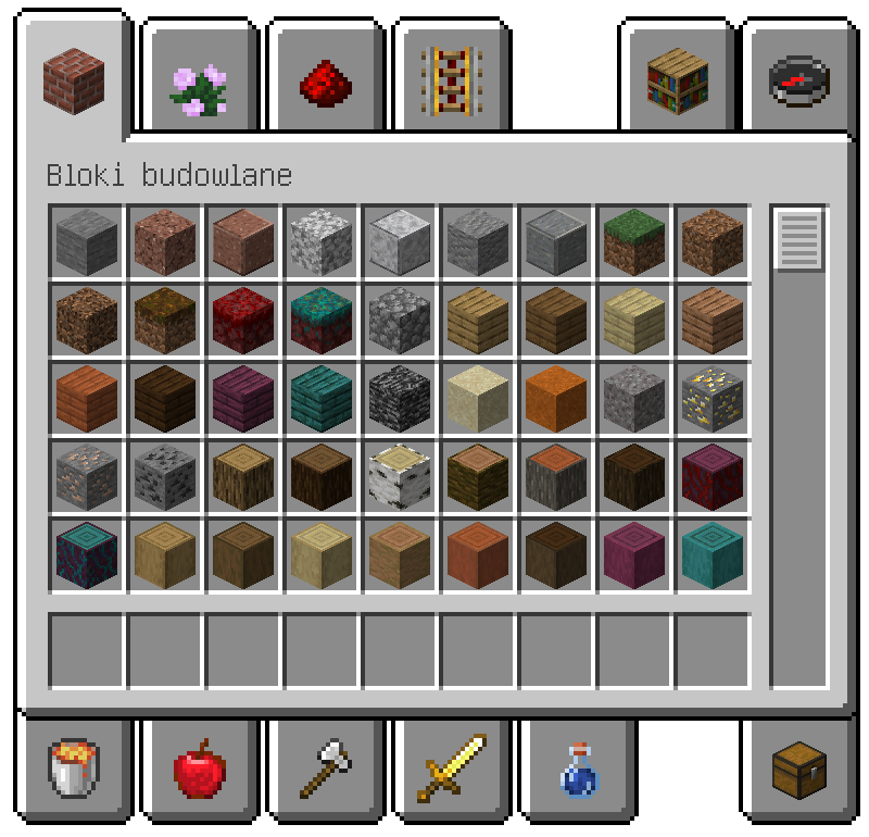 Plik:Ekwipunek Kreatywny.png – Oficjalna Minecraft Wiki Polska