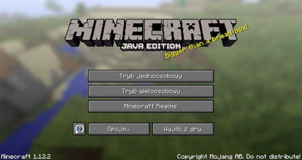 Menu główne – Oficjalna Minecraft Wiki Polska