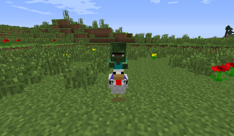 Plik:A villager chicken jockey.png – Oficjalna Minecraft Wiki Polska