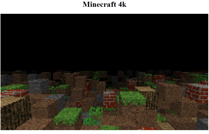 Minecraft 4k — Minecraft Wiki