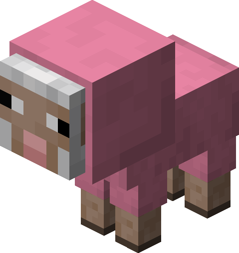 文件:Baby Pink Sheep JE4.png - Minecraft Wiki，最详细的官方我的世界百科