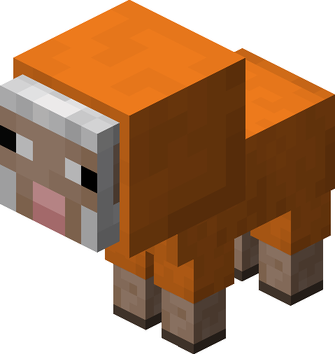 檔案:Baby Orange Sheep JE4.png - Minecraft Wiki，最詳細的官方Minecraft百科