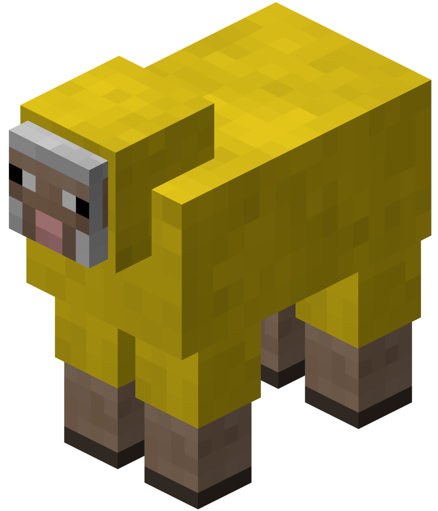 File:Yellow Sheep JE4.png - Minecraft Wiki，最详细的官方我的世界百科