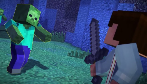 File:Steve vs Zombie story mode.jpeg - Minecraft Wiki，最详细的官方我的世界百科
