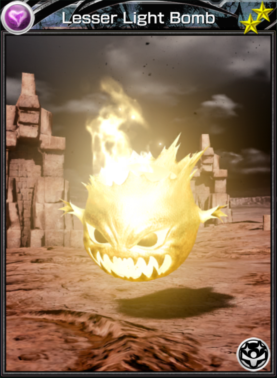 Lesser Light Bomb (Card) - Mobius Final Fantasy Wiki