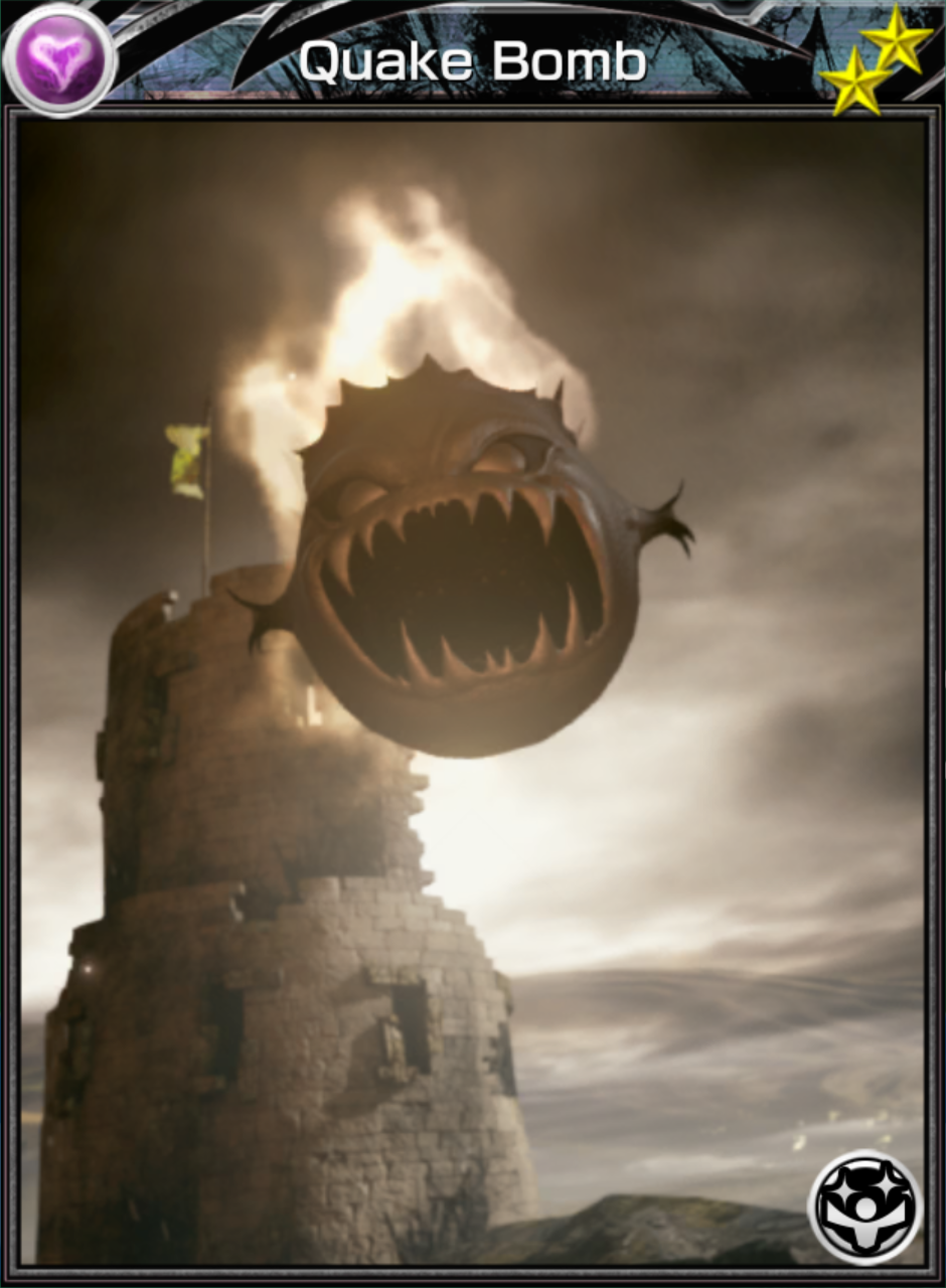 Quake Bomb (Card) - Mobius Final Fantasy Wiki