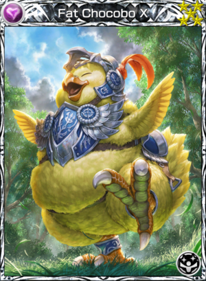 Fat Chocobo X (Card) - Mobius Final Fantasy Wiki