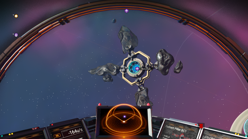 A black hole obstructed my path as a rare encounter : r/NoMansSkyTheGame