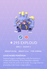 Exploud - Pokémon GO Wiki