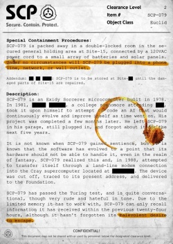 SCP Documents - Official SCP - Containment Breach Wiki