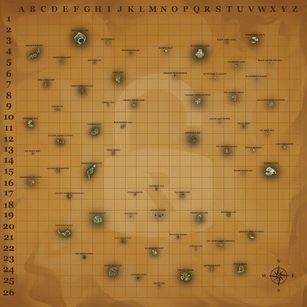 Carte — Sea of Thieves Wiki