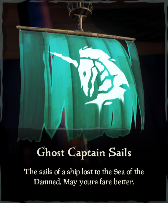Ghost Captain Sails - Sea of Thieves Wiki
