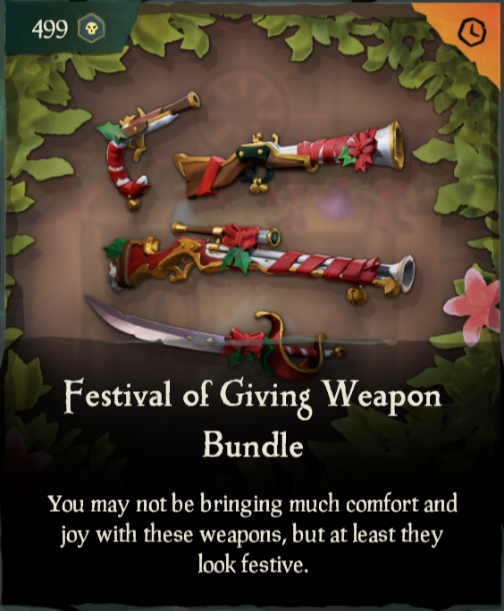 Festival of Giving Weapon Bundle - Sea of Thieves Wiki