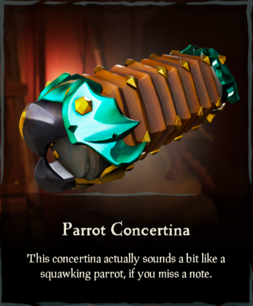 Parrot Concertina - Sea of Thieves Wiki
