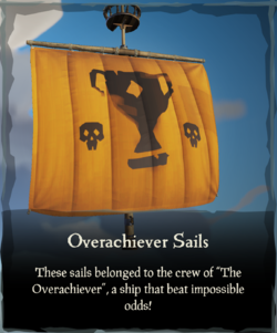 Overachiever Sails - Sea of Thieves Wiki