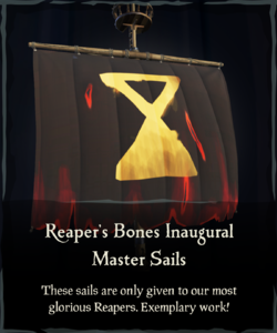 Reaper’s Bones Inaugural Master Sails - Sea of Thieves Wiki