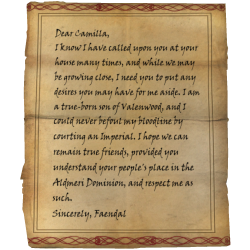 A Lovely Letter - Skyrim Wiki