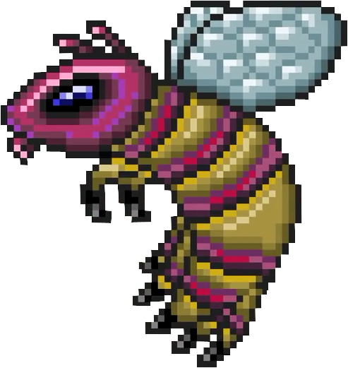 Filequeen Bee Concept Artpng The Official Terraria Wiki