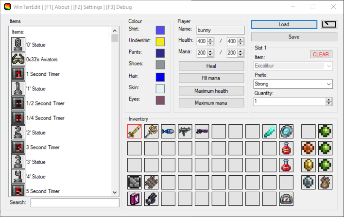 Inventory editors - The Official Terraria Wiki