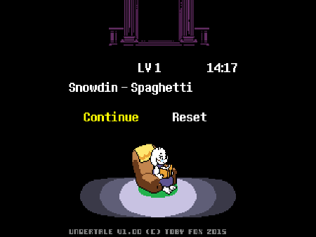 Start Menu - Undertale Wiki