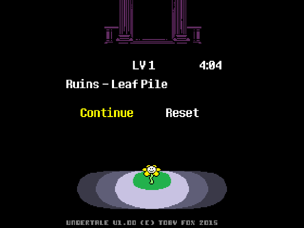 Start Menu - Undertale Wiki